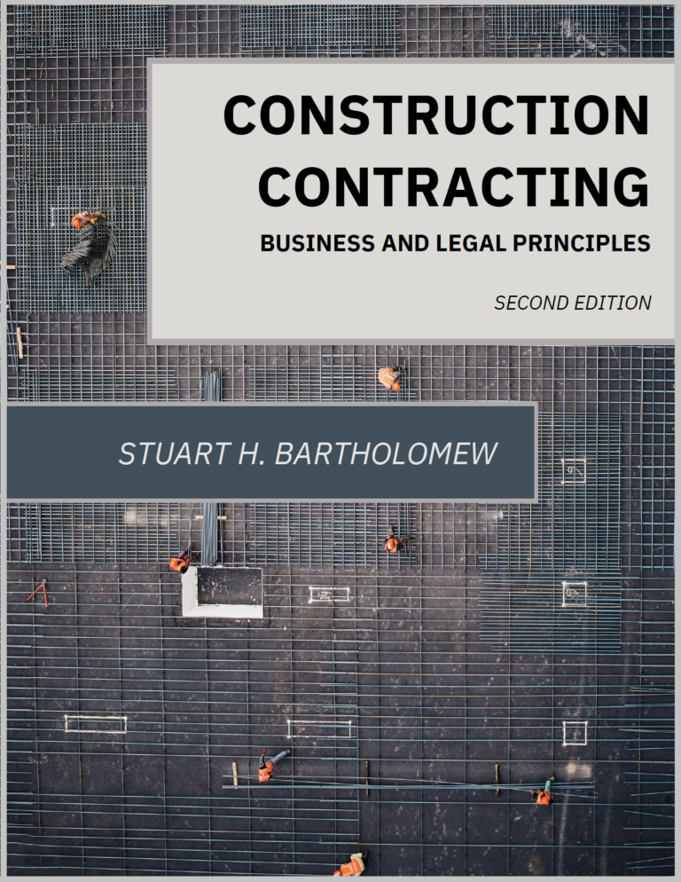 Announcing Construction Contracting, second edition: A Rights-Reversion ...